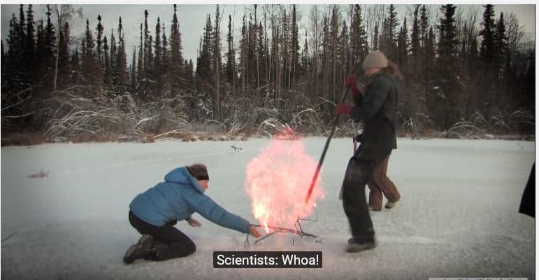 Les lacs d'Alaska laissent s'échapper des bulles de méthane ...