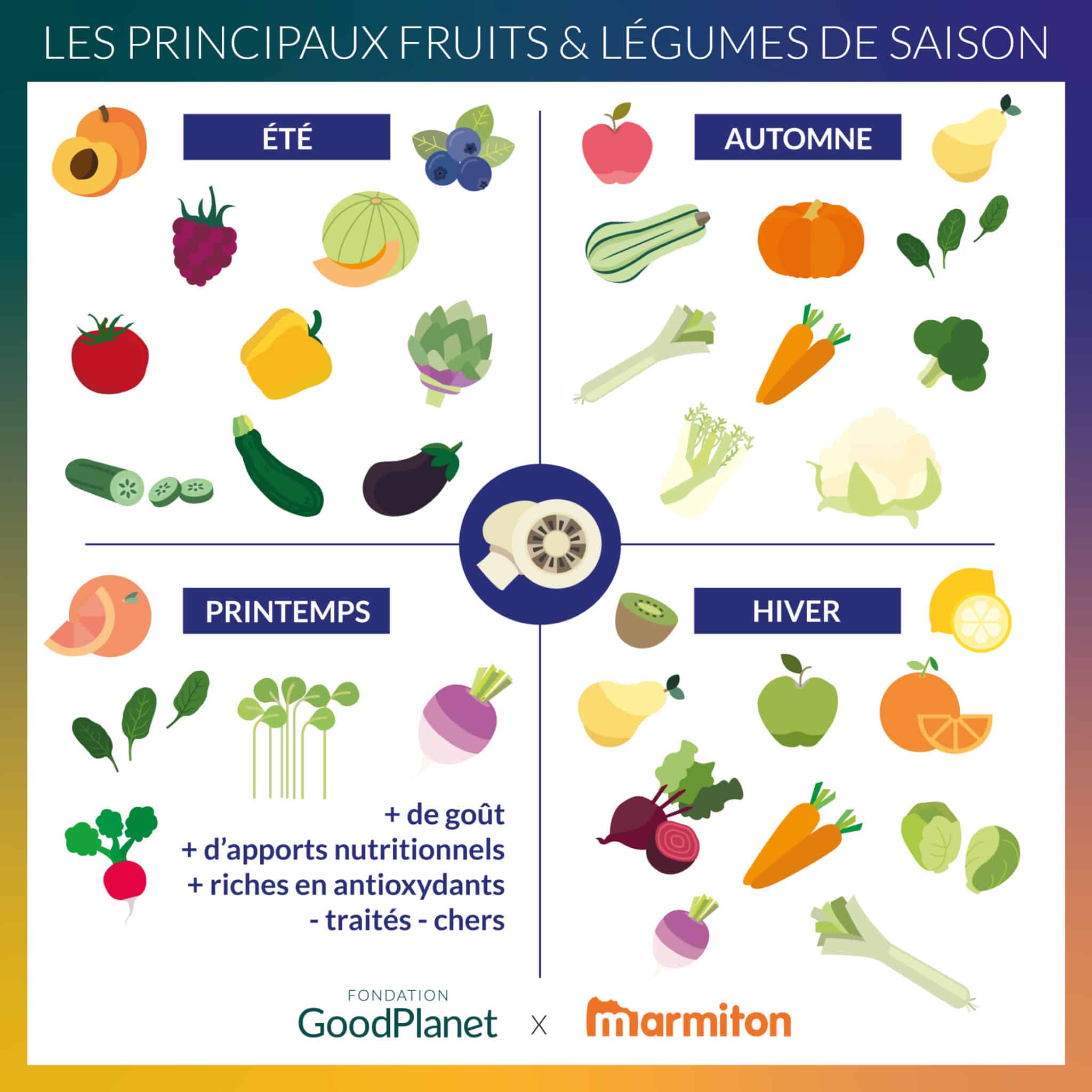L'essentiel des fruits et légumes de saison - GoodPlanet mag'