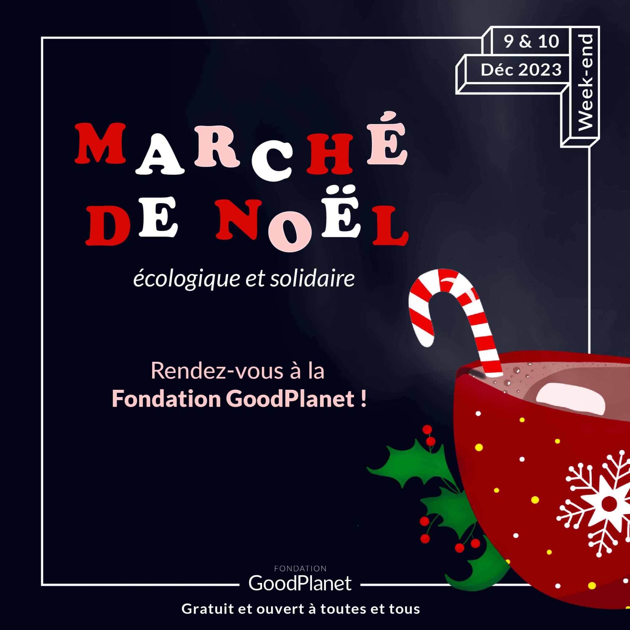 Marché de Noël écologique et solidaire - Fondation GoodPlanet